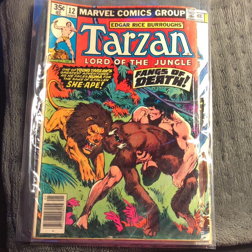 Vintage 1978 Marvel Tarzan Lord Of The Jungle Comic B… - Gem